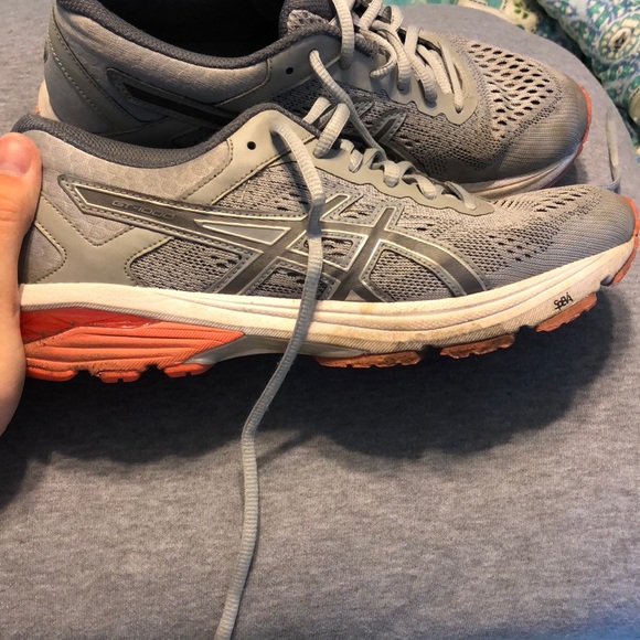 Asics | Shoes | Gray Asics Running Shoes | Poshmark
